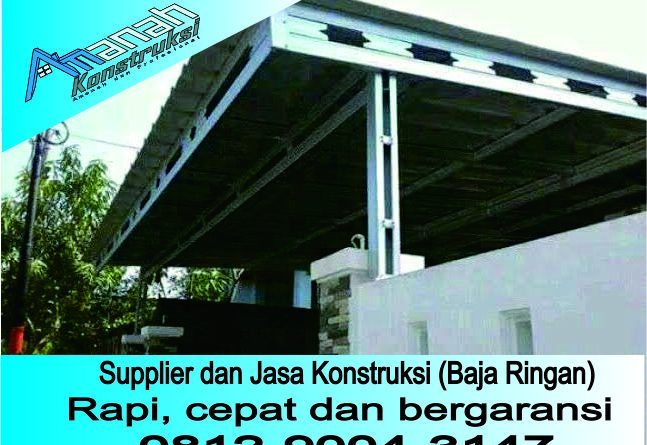 Harga Pasang Kanopi borongan Lampung terpercaya | Amanah Baja