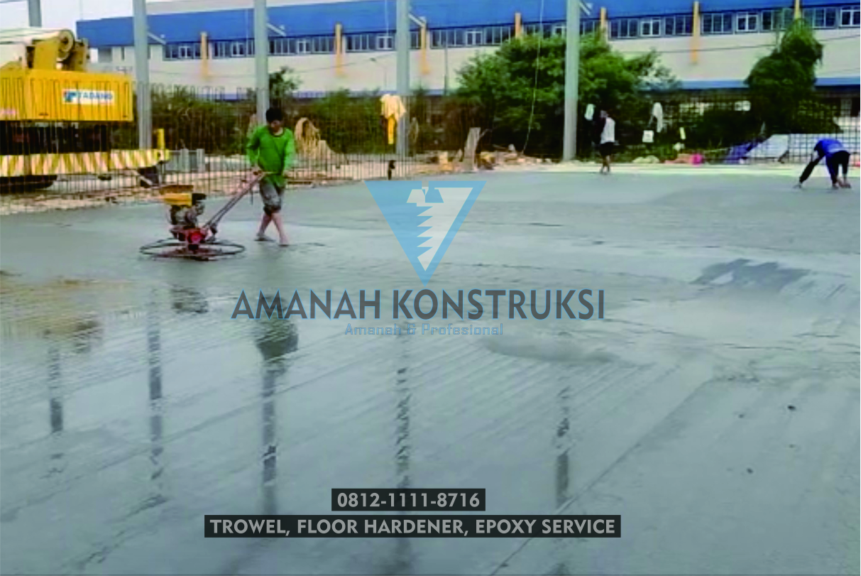 harga trowel beton per m2 Bekasi murah | all in jasa alat tenaga